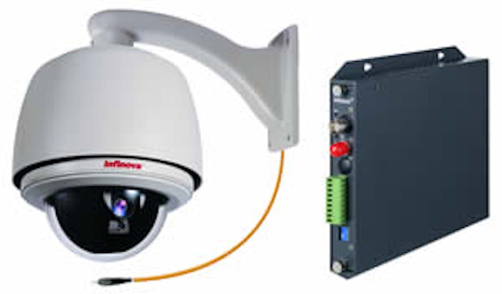 Infinova SuperDome Cameras Offer Fiber Optic Interface | Security Info ...