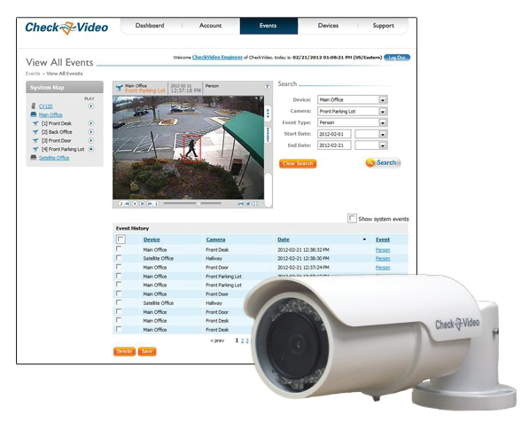CheckVideo's CV135 High Definition Outdoor Bullet Camera | Security ...