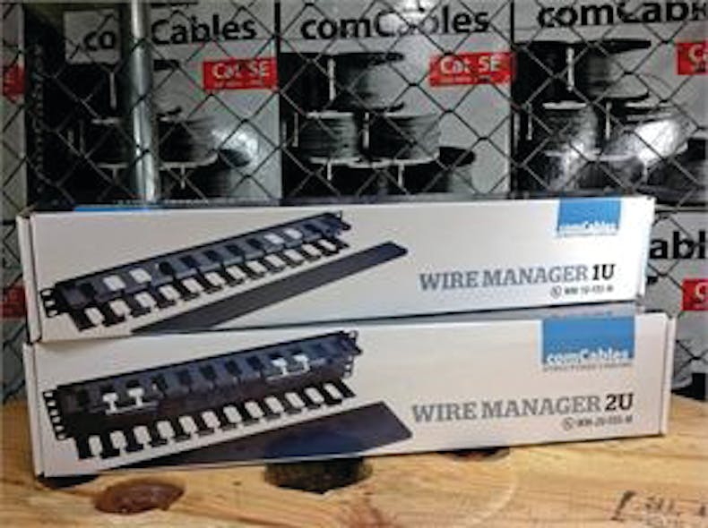ComCables' 1U and 2U single Sided Wire Manager | Security Info Watch