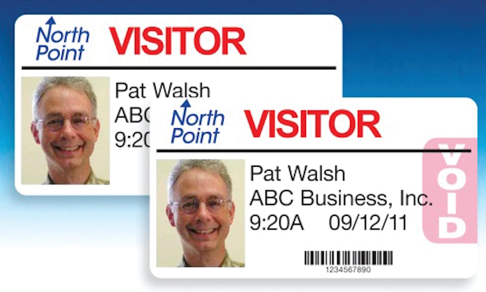 Visitor Pass Solutions' Self-Expiring Badges for Inkjet Printers ...