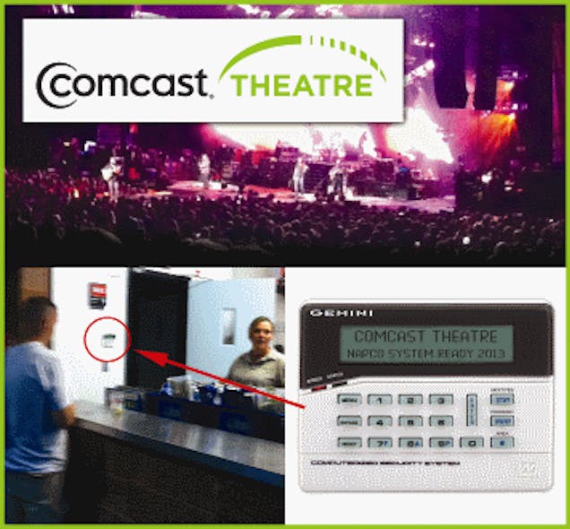 Comcast Theatre deploys Napco Gemini Security System | Security Info Watch