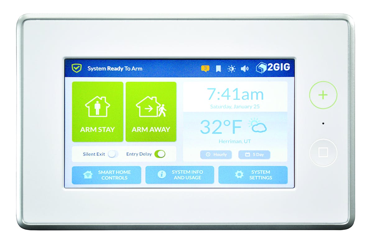 2GIG GC3 Touchscreen Panel from Nortek Security & Control | Security Info Watch