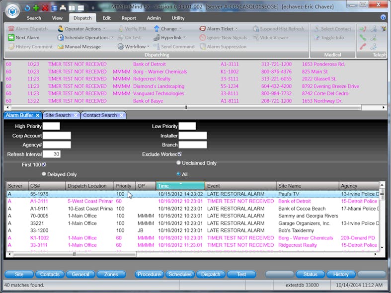 MASterMind 6.40 monitoring center software | Security Info Watch