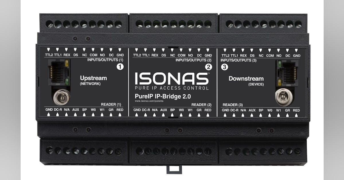 ISONAS Pure IP IP-Bridge 2.0 | Security Info Watch ISONAS Pure IP IP-Bridge 2.0 | Security Info Watch