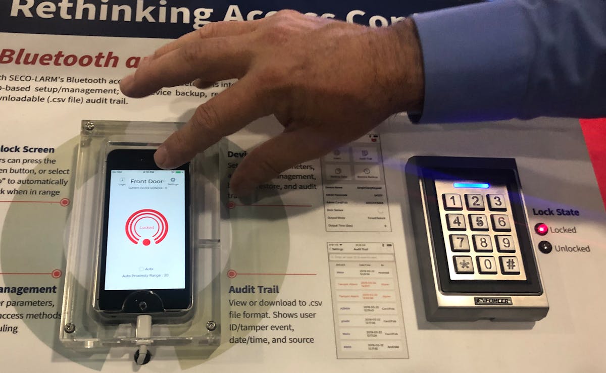 Enforcer Bluetooth Controlled Keypad and app from Seco-Larm | Security ...