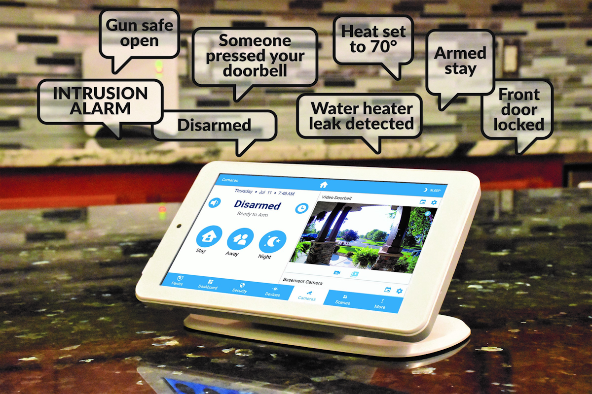 Alula Slimline Touchpad From: Alula | Security Info Watch