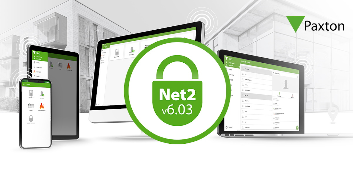 Paxton Net2.v6.03 Access Control Software From: Paxton Access Inc ...