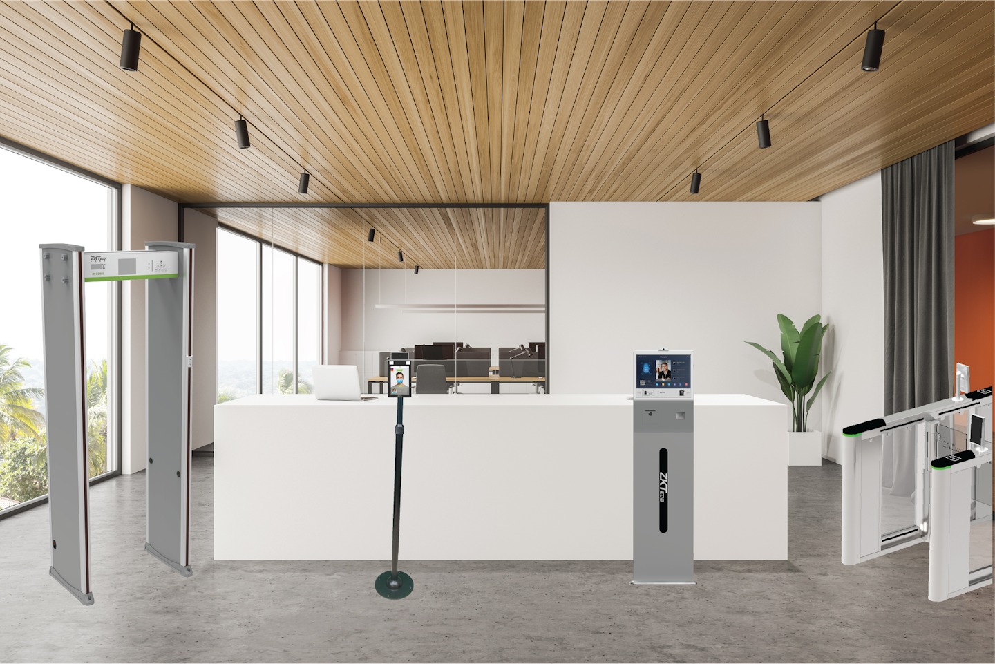 Safe2Greet automated lobby entrance control solution from ZKTeco From ...