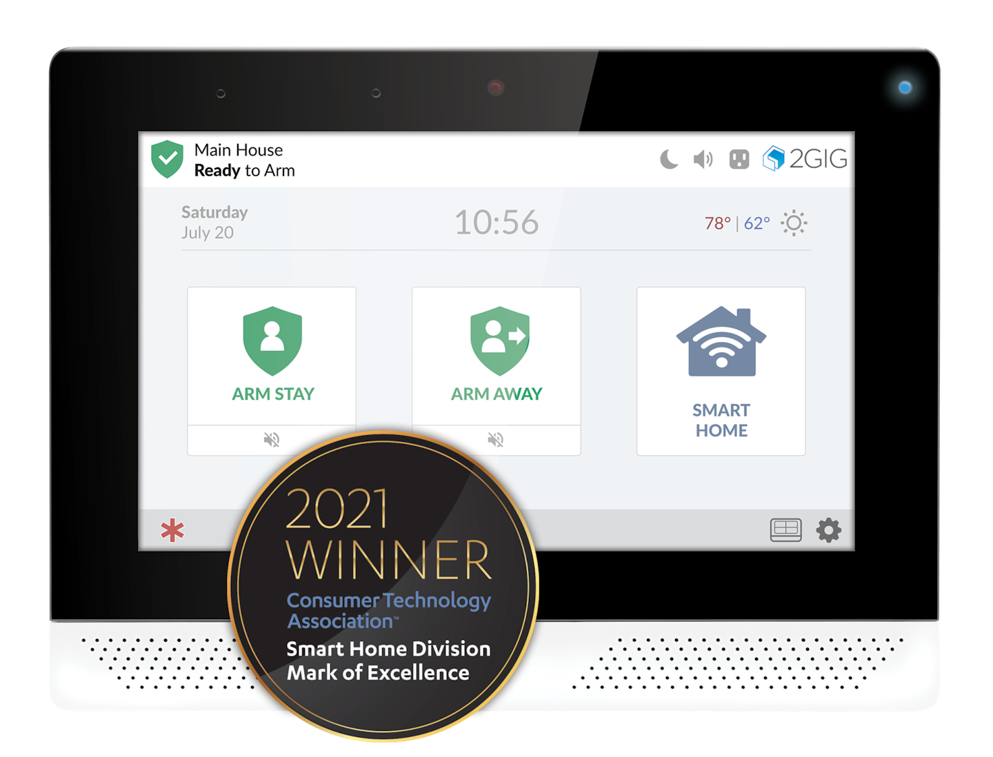 2GIG EDGE Security and Automation Panel from Nortek Control From ...