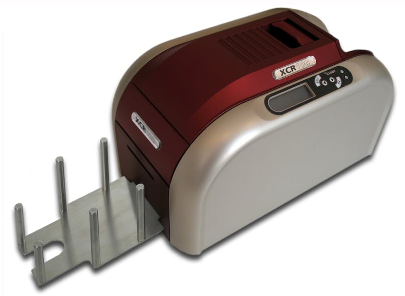 Idesco's XCR100 2.0 oversized badge printer | Security Info Watch