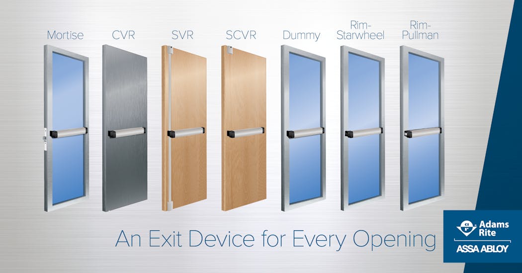 Adams Rite 8000 | 3000 Series Exit Devices | Security Info Watch