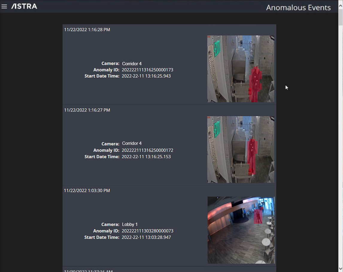 ASTRA Autonomous Video Anomaly Detection solution from Active ...