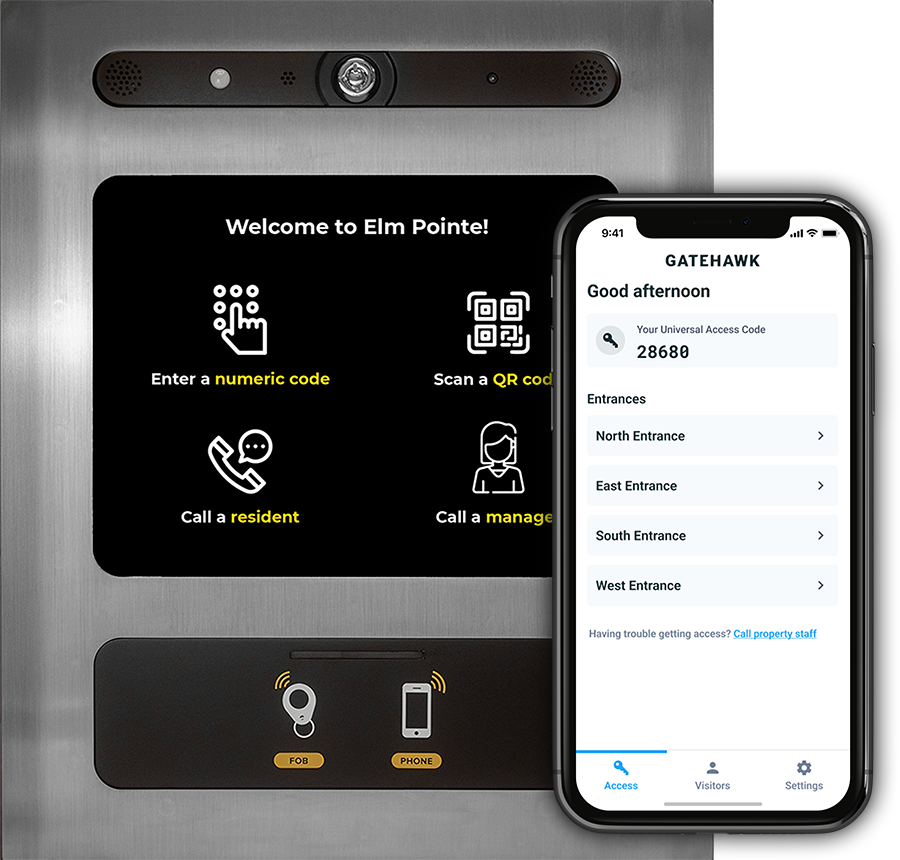 GateHawk 12-Inch Touchscreen Video Intercom | Security Info Watch