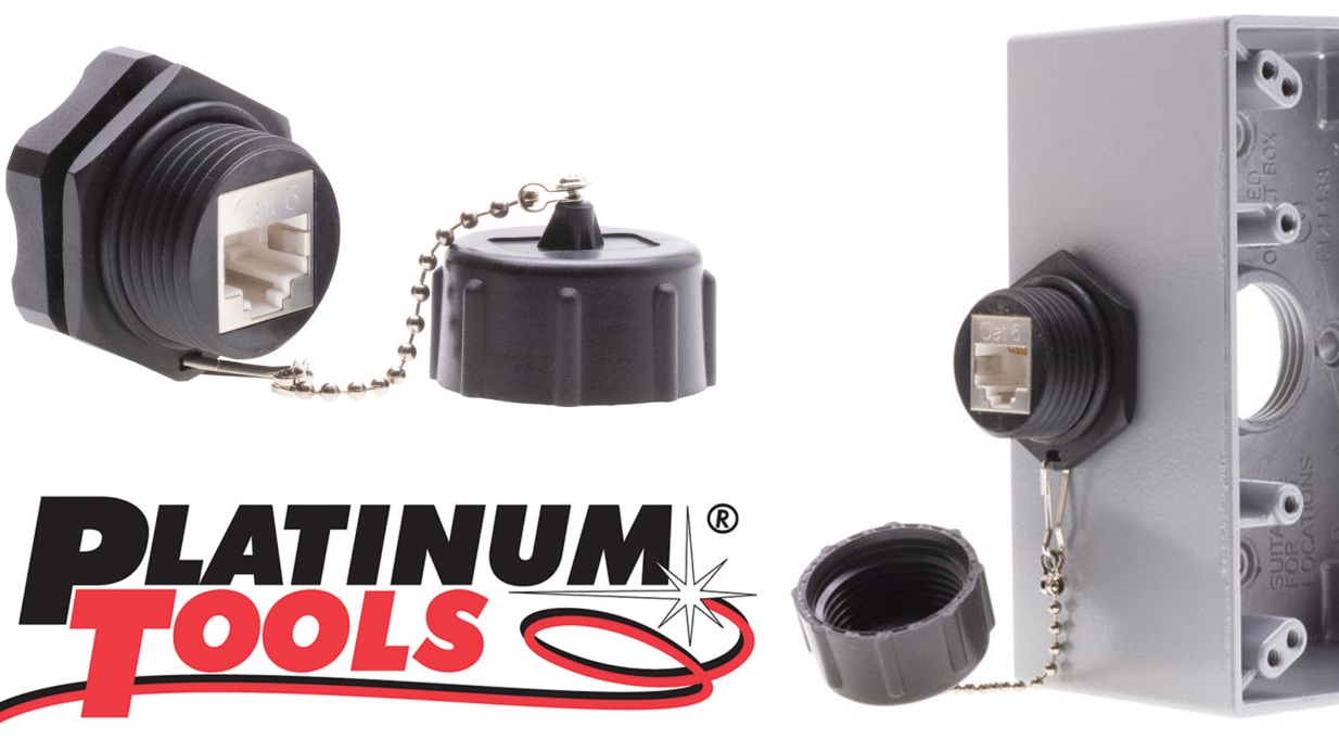 Platinum Tools Weatherproof Keystone Jack | Security Info Watch