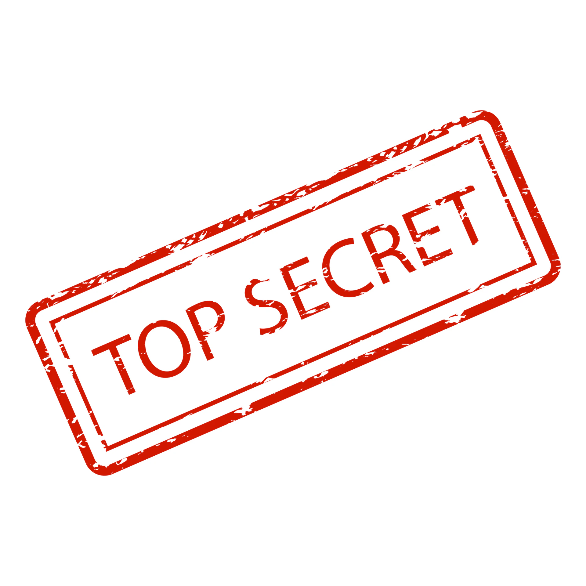 Top Secret Classified Stamp