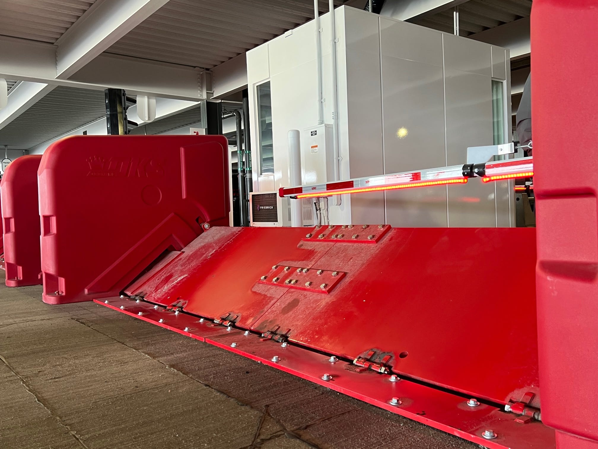 Surface Mount Vehicular Wedge Barrier from DoorKing | Security Info Watch