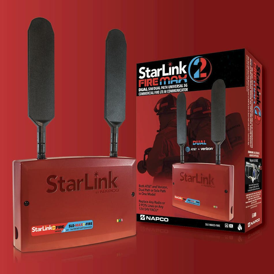 StarLink Fire MAX 2 Dual Cell/IP Communicators from Napco | Security ...