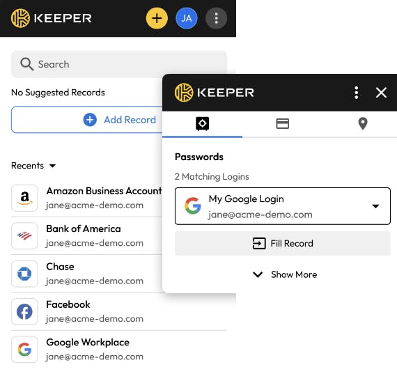 Keeper Security KeeperSecurity | Cybersecurity Starts Here®