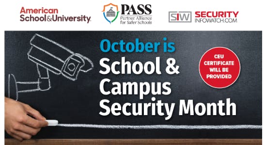 School Campus Security Series Webinar 3 The New Technologies