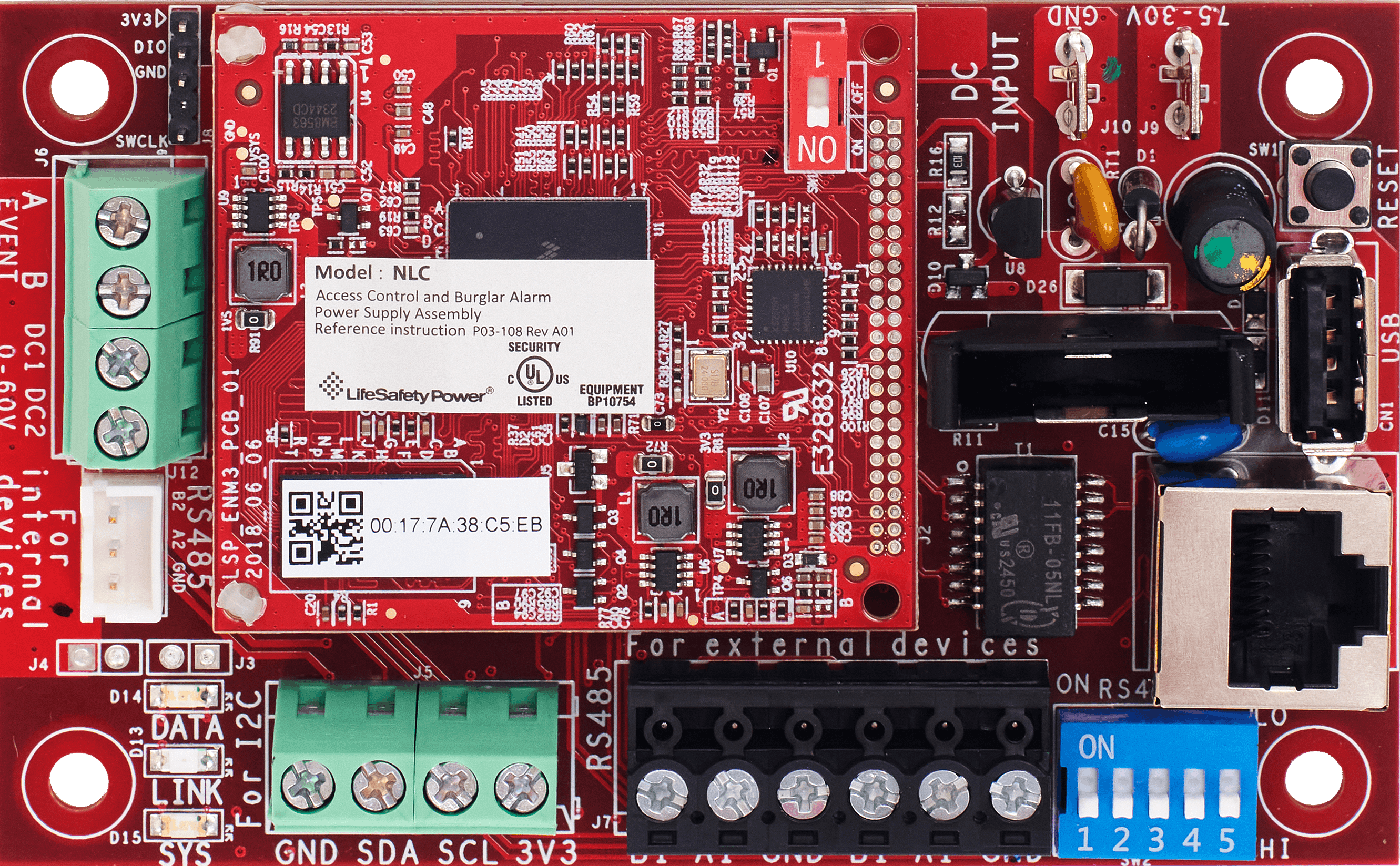 NetLink Connect NLC Network Connectivity Module from LifeSafety Power ...